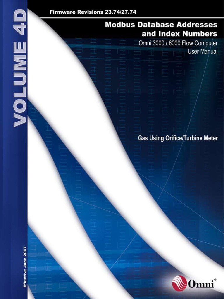 Omni 3000 - 6000 Modbus Database 4D | PDF | Information Age | Computer Science
