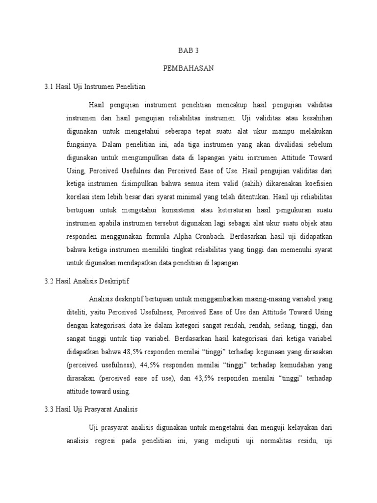 Bab 3 Pembahasan | PDF