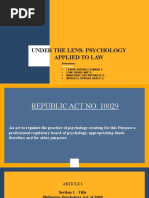Ra 10029 | PDF | Psychologist | Psychometrics