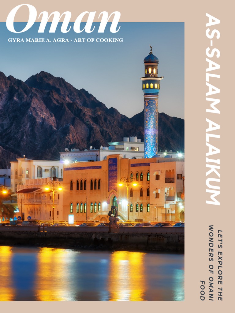 Oman Cuisine | PDF | Oman | Lamb And Mutton