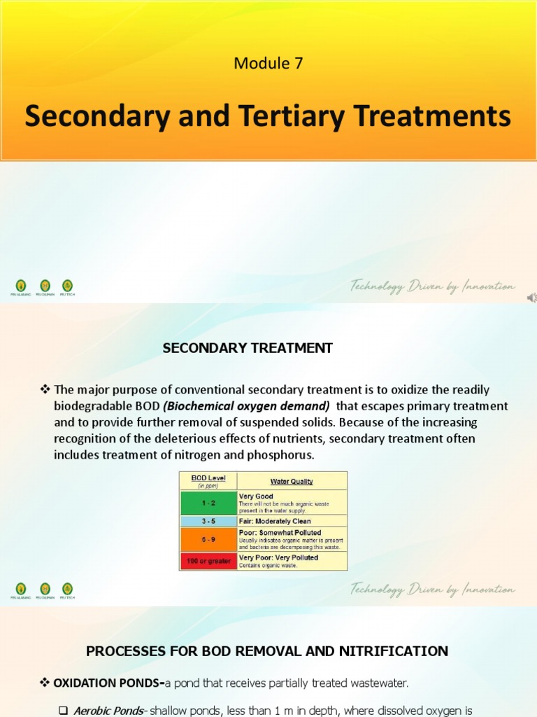 MTPDF7 - Main Module PDF Secondary and Tertiary Treatments | PDF ...