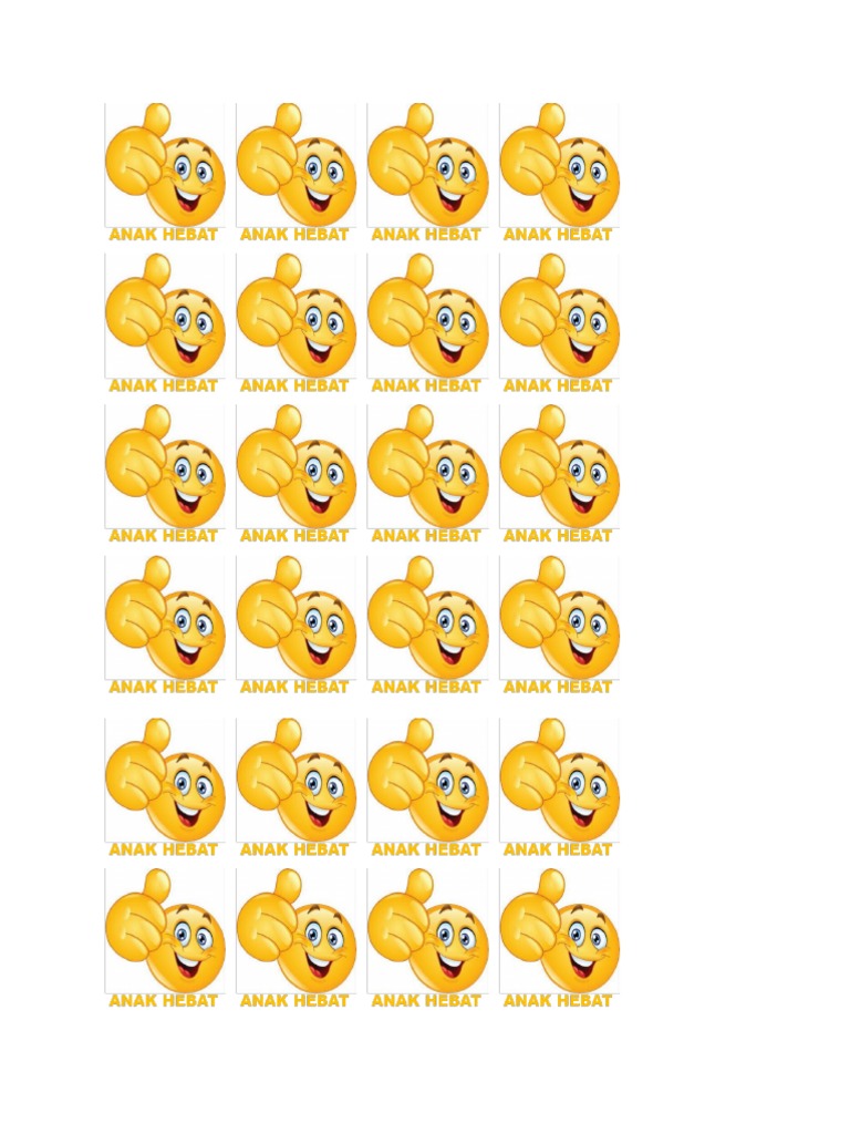 STIKER ANAK HEBAT | PDF
