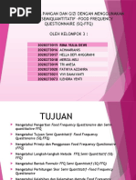 Formulir SQ-FFQ | PDF