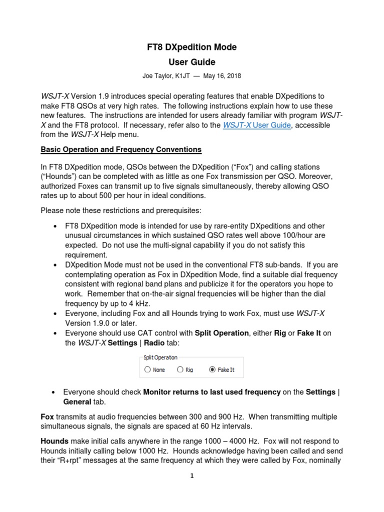 FT8 DXpedition Mode | PDF | Frequency | Wireless