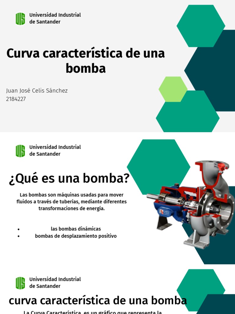 Curva Caracteristica de Una Bomba | PDF | Bomba | Descarga (hidrología)