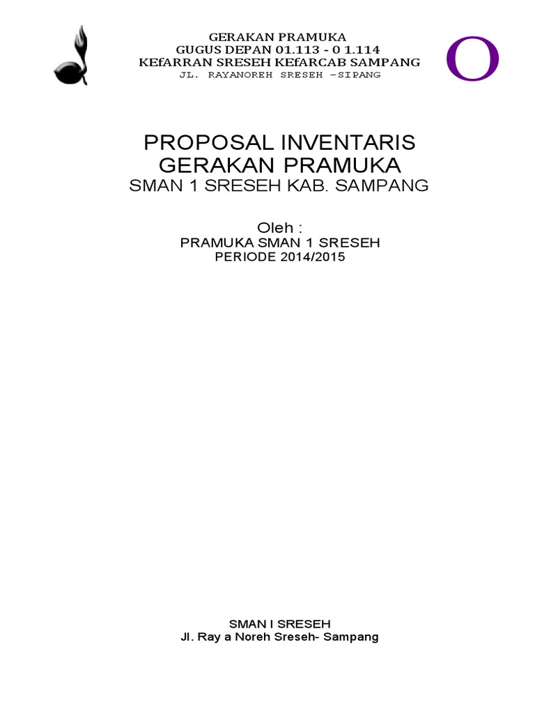 54.contoh Proposal Pramuka | PDF