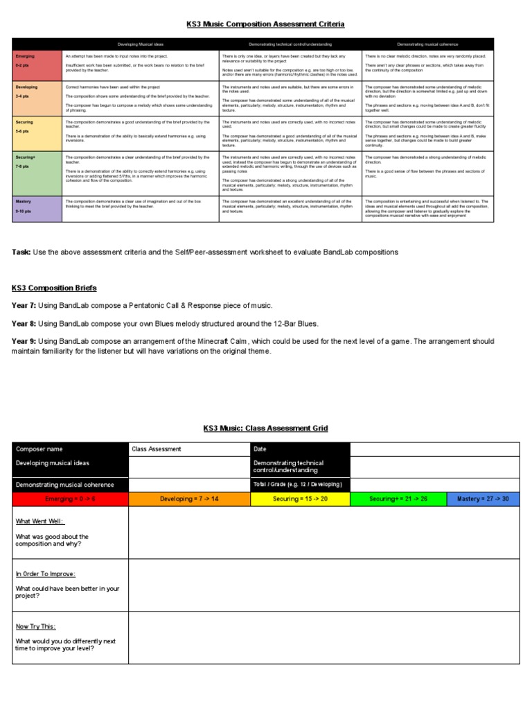 ADEK Composition Grid (Correct One) | PDF | Harmony | Musical Compositions