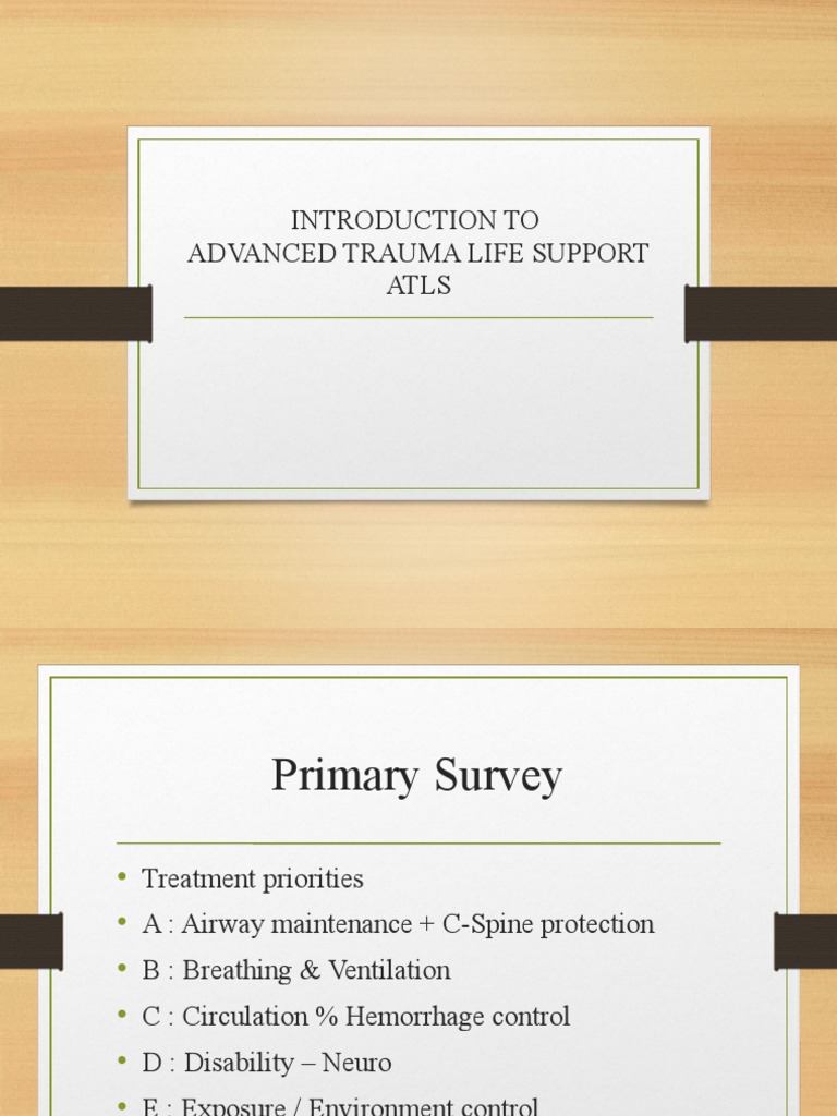 ATLS FULL | PDF | Thorax | Shock (Circulatory)