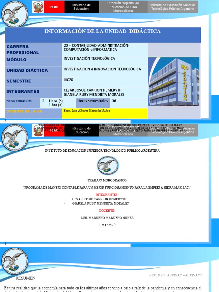 Proyecto de Exposicion | PDF | Informática