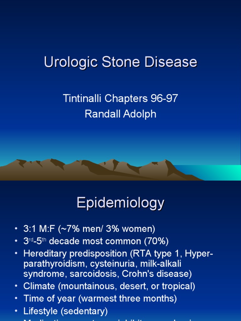 Urologic Stone Disease 2005 | PDF | Kidney | Kidney Disease
