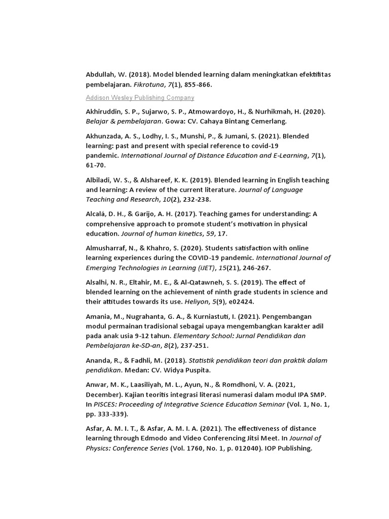 Addison Wesley Publishing Company | PDF | Educational Technology | Learning