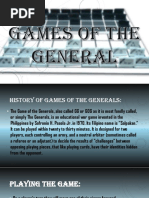 Game of The Generals | PDF | Traditional Games | Traditional Board Games