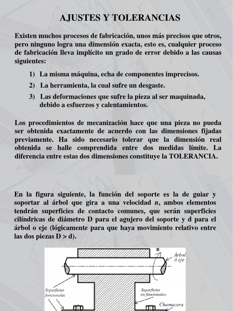 N. Ajustes y Tolerancias | PDF | Tolerancia de ingeniería | Rodamiento ...