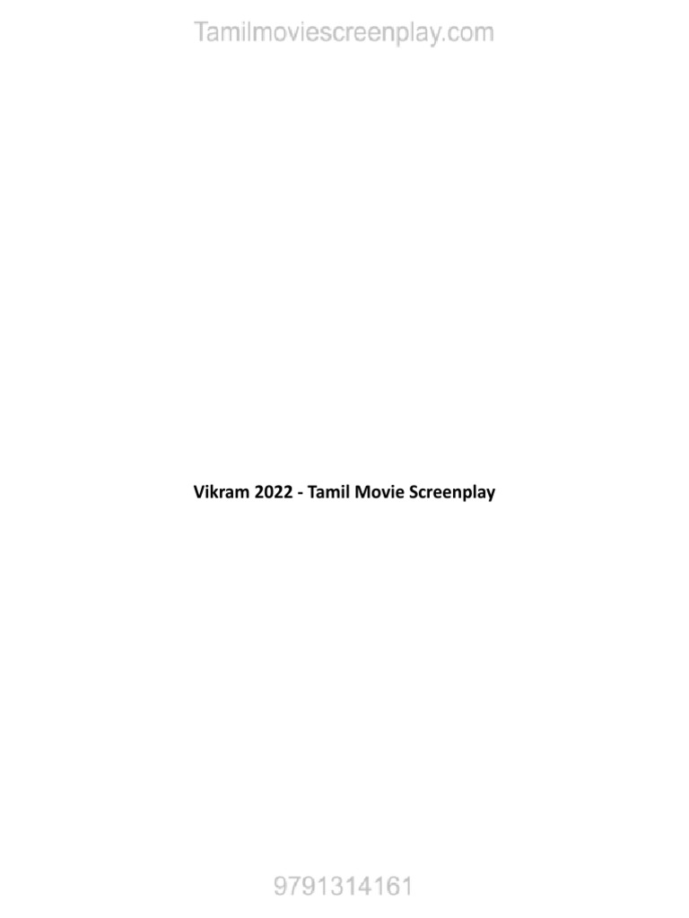 விக்ரம் 2022 - TMS | PDF