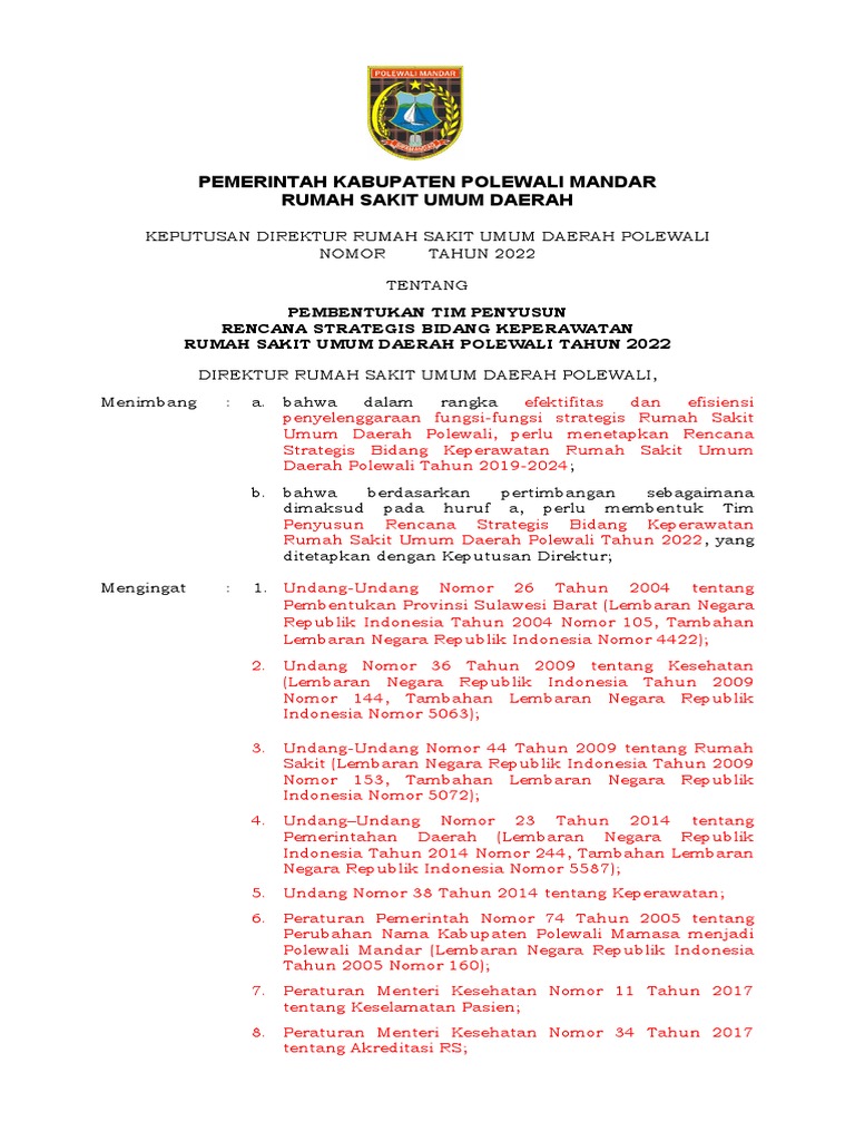 CONTOH SK Tim | PDF