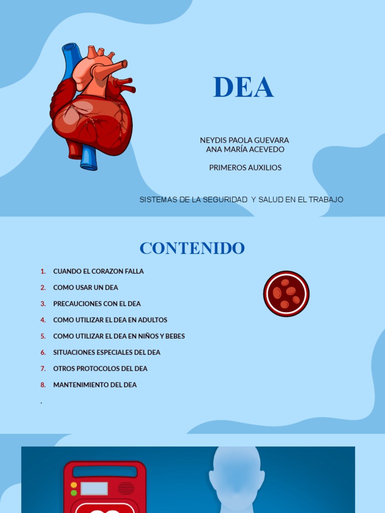 Dispositivas DEA | PDF | Reanimación cardiopulmonar | Medicina CLINICA