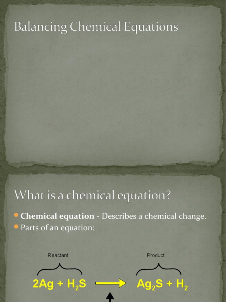 Chemical Equations Explained | PDF | Chemical Reactions | Chemistry