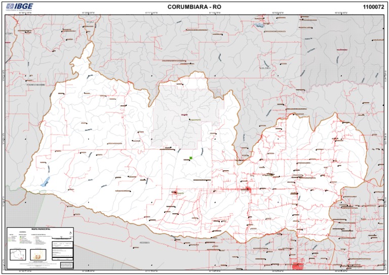 Mapa Corumbiara | PDF | Mapa | Geografia
