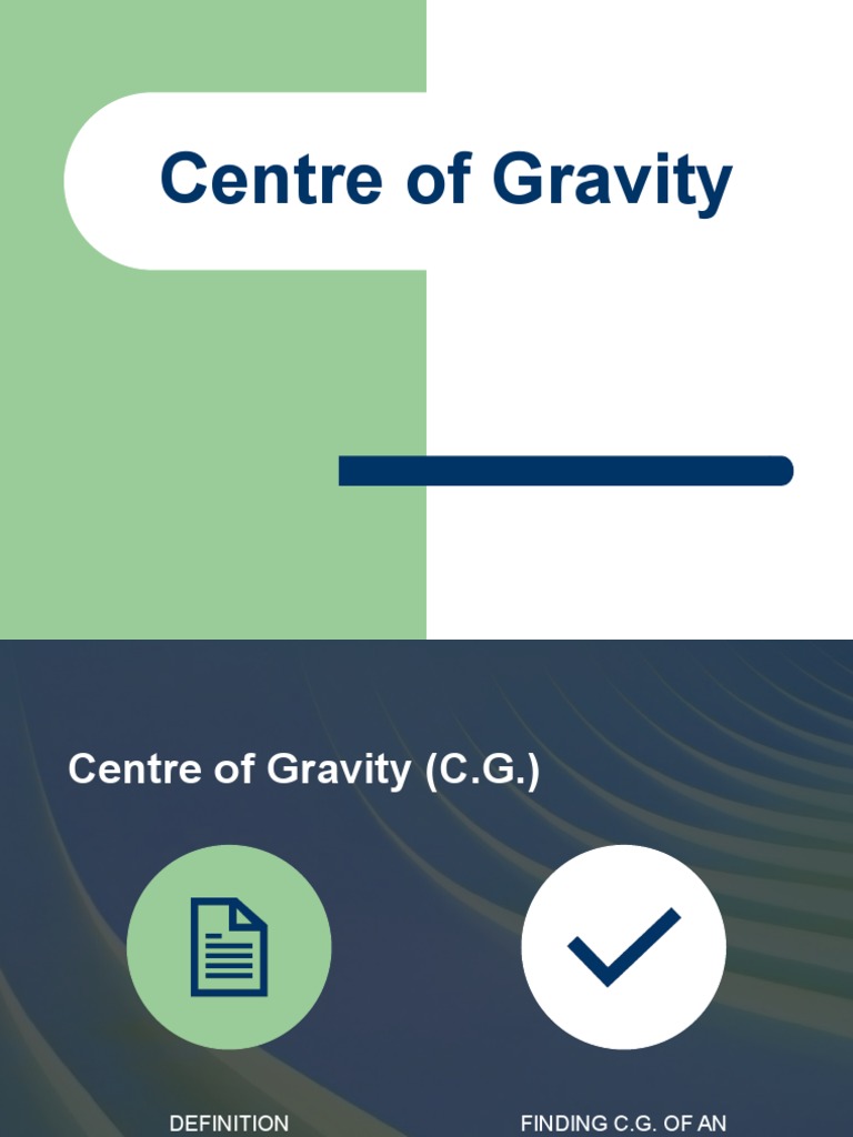 Centre of Gravity | PDF | Center Of Mass | Force