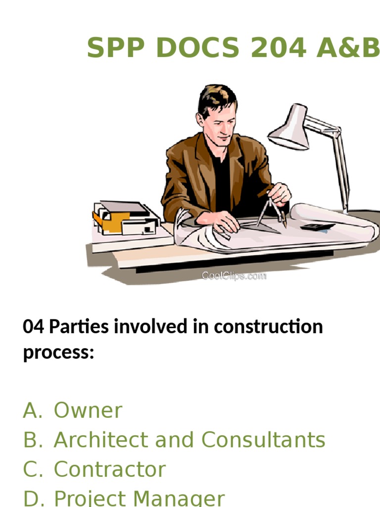 SPP Docs 204 A&B | PDF | Architect | Economic Sectors