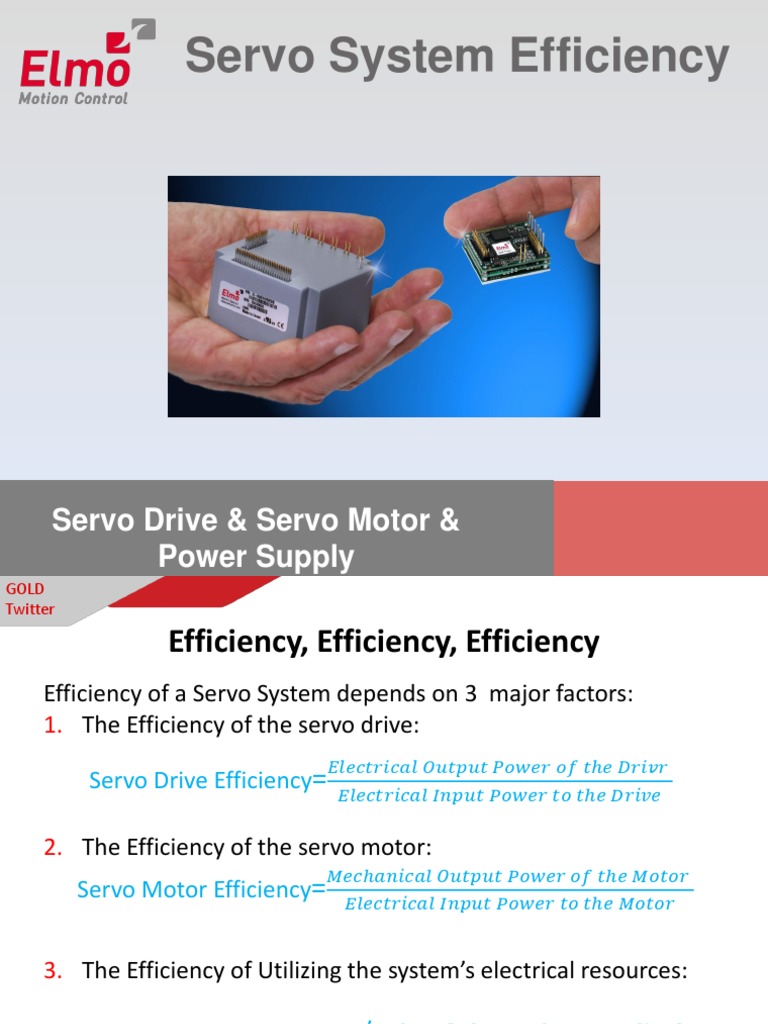Servo Drive Efficiency Overview | PDF | Electric Motor | Servomechanism