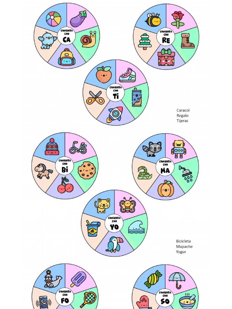 Ruleta Silábica | PDF