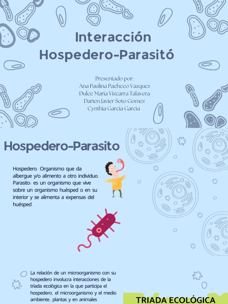 Interacción Hospedero Parasitó | PDF | Sistema inmune | Sistema inmune innato