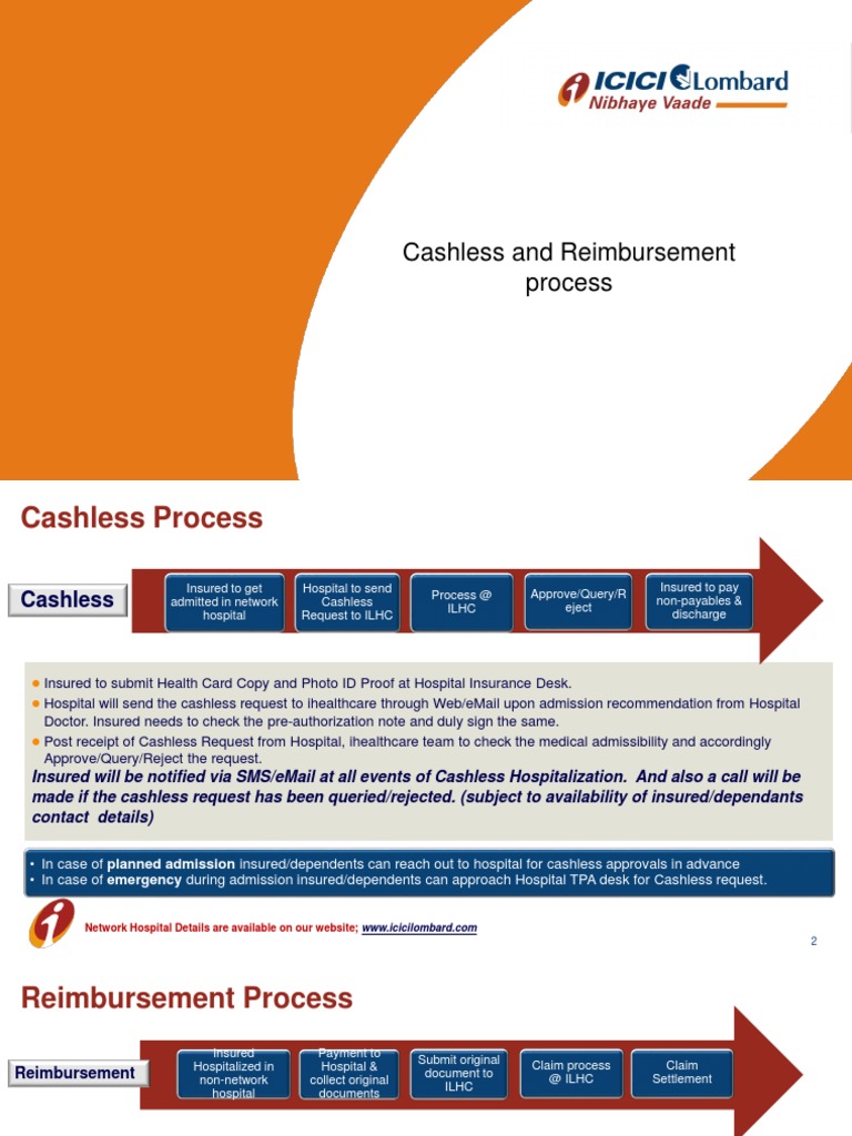 Cashless and Reimbursement Claim Guide | PDF | Hospital | Insurance