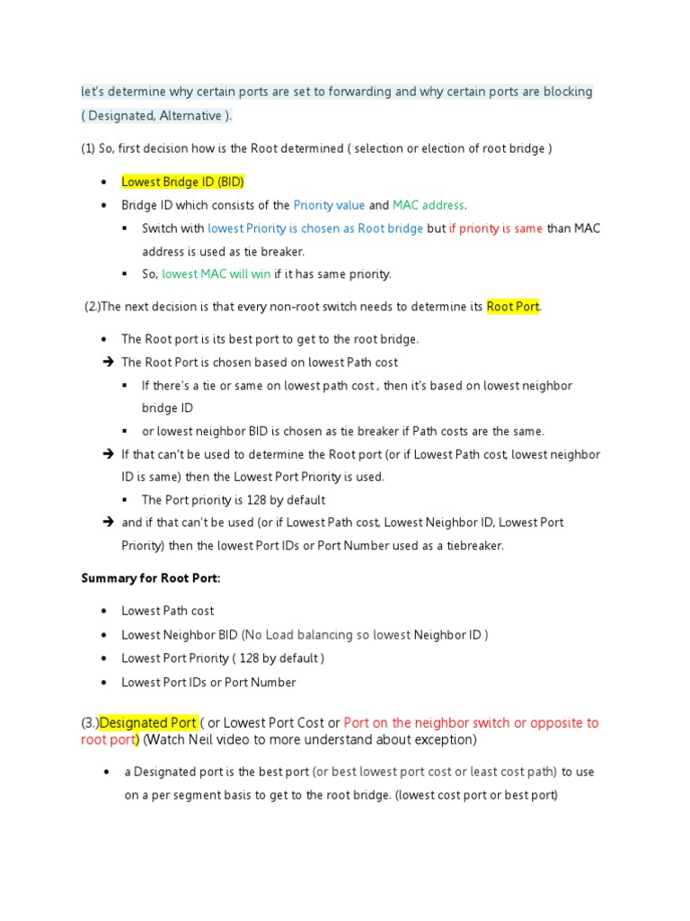 STP Techincal Terms | PDF