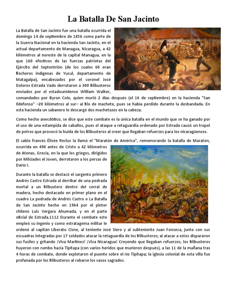 La Batalla de San Jacinto | PDF