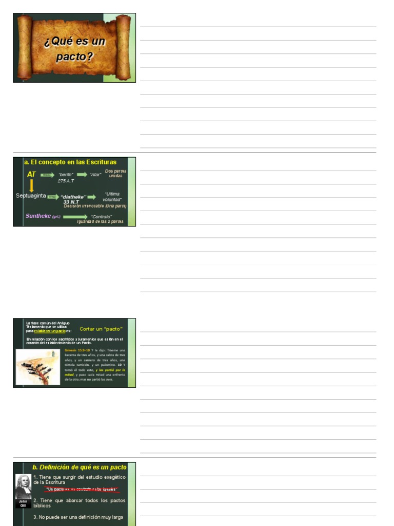 CLASE 8 - Que Es Un Pacto | PDF | Gracia divina | Dios