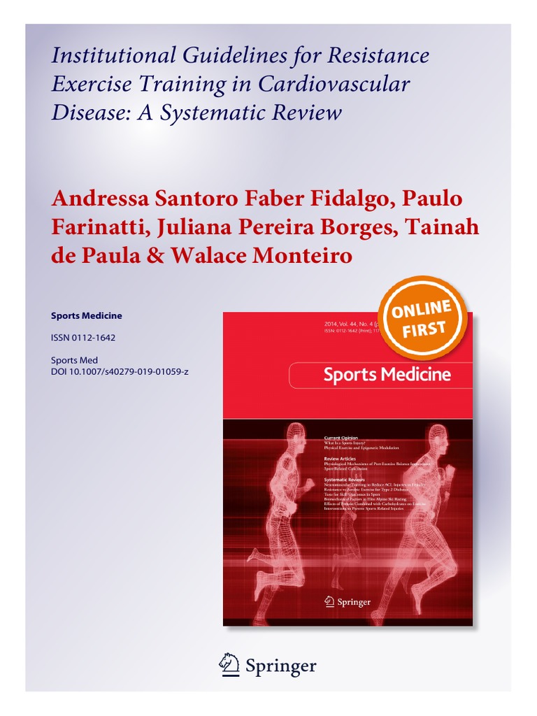 Fidalgo Et Al - 2019 | PDF | Strength Training | Weight Training Fidalgo Et Al - 2019 | PDF | Strength Training | Weight Training