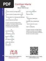 Quiero Caminar Contigo María | PDF