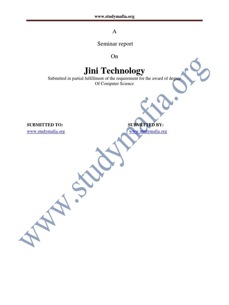 An In-Depth Analysis of Jini Technology: Exploring its Goals, Architecture, and Ability to ...