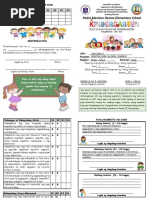 Edited Progress Report Card Tagalog | PDF