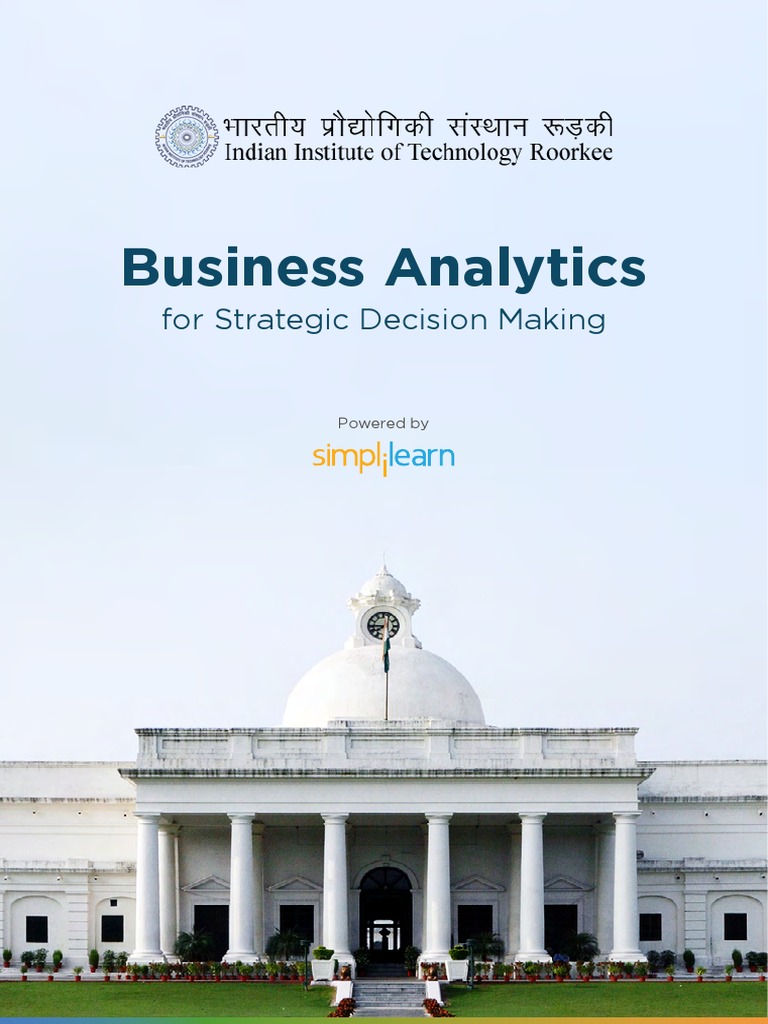 IIT-Roorkee-Business Analytics | Download Free PDF | Analytics | Data Analysis