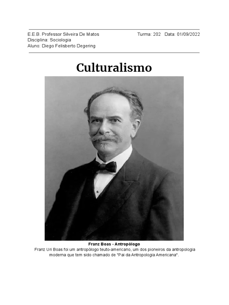 Culturalismo | PDF | Teorias filosóficas | Science