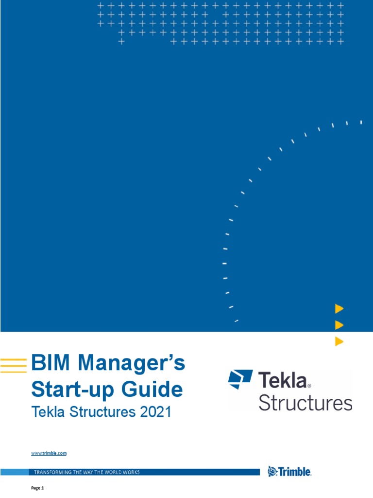 BIM Manager's Guide: Tekla 2021 Setup | PDF | Installation (Computer ...