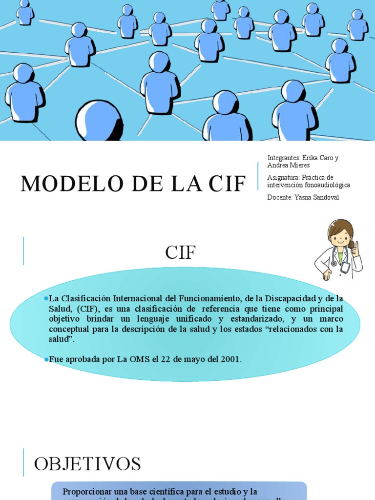 Exposición Modelo CIF | PDF | Invalidez | Conceptos psicologicos