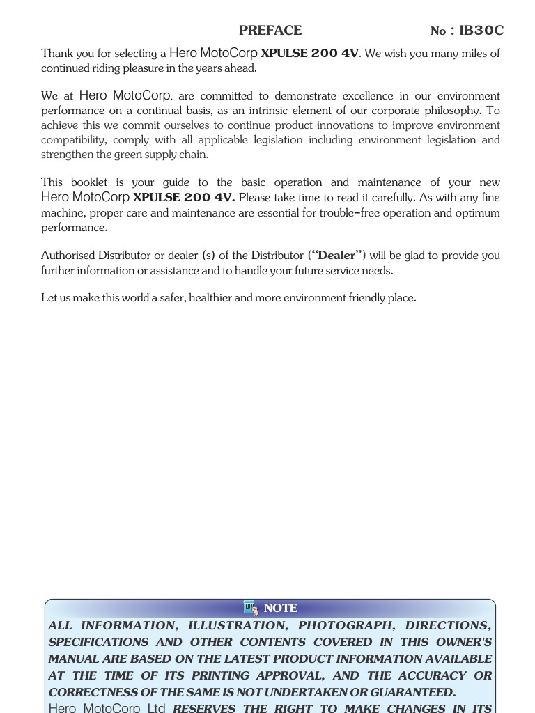 Xpluse 200 4V ABWK - BS6 - OM - PDF 17 05 2022 | Download Free PDF ...