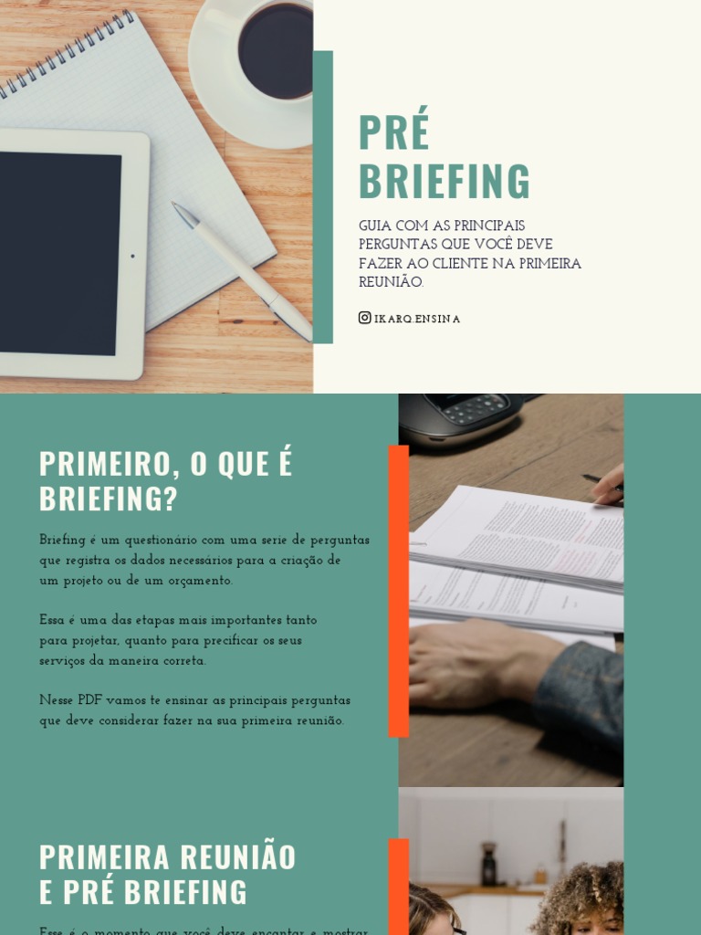 Pre Briefing - Ik Ensina | PDF