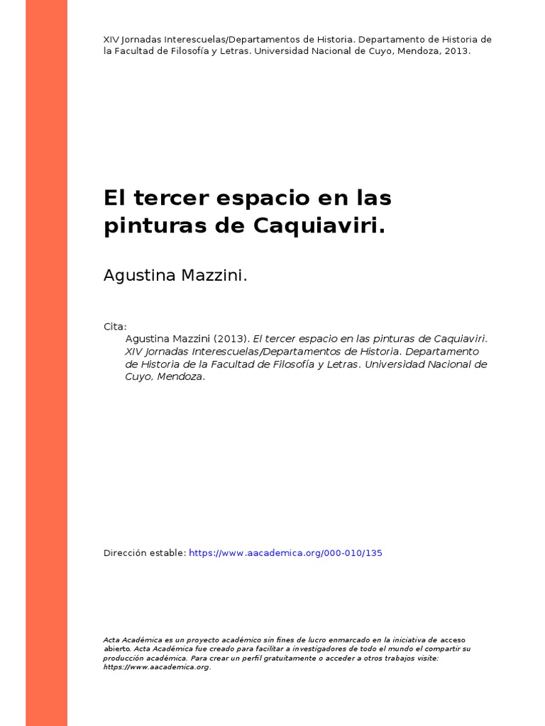 Agustina Mazzini (2013) - El Tercer Espacio en Las Pinturas de ...