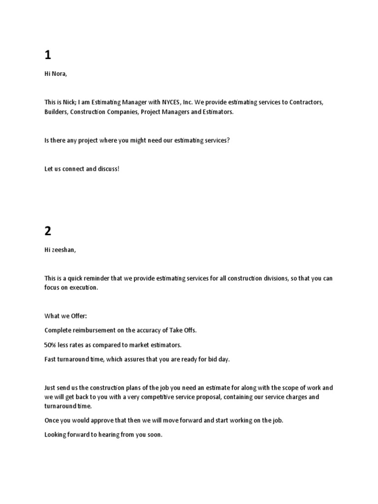 Messages | PDF