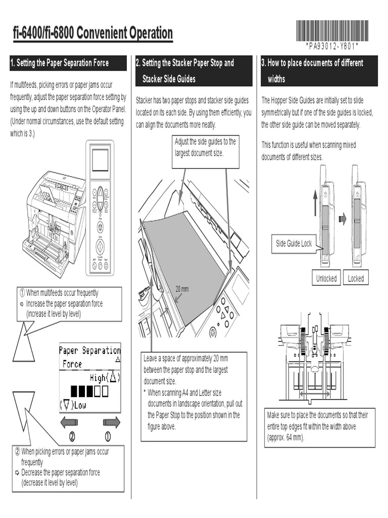 Guia de Operacion Scanner Fujitsu 2 | PDF | Paper | Stationery