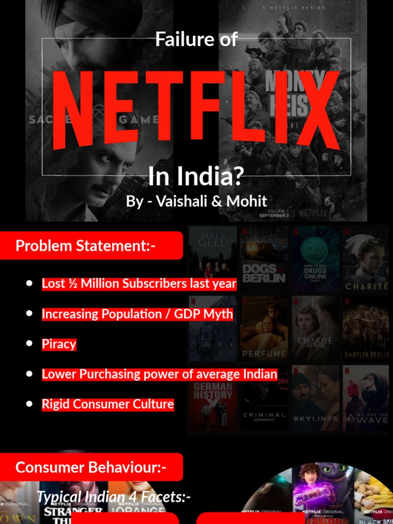 Why Netflix Fail in India | PDF | Finance & Money Management