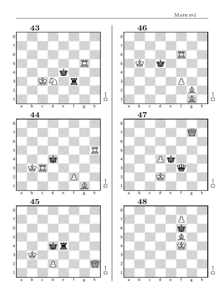 Mate in One - 2nd Set | PDF