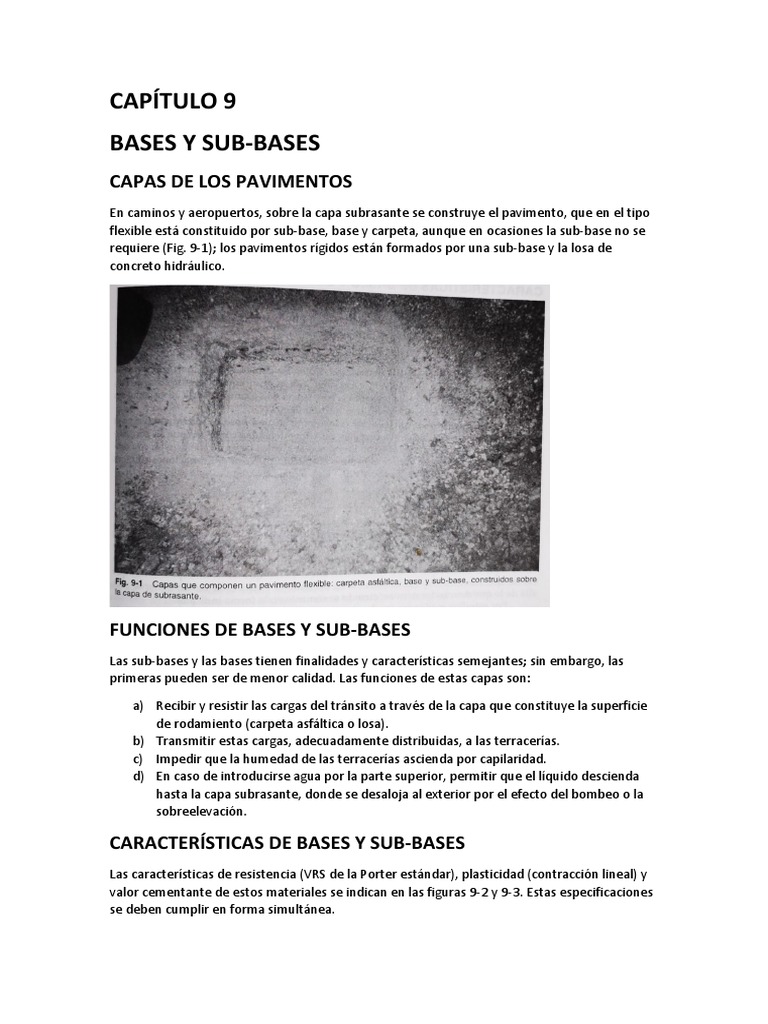 Sesion 06 - Bases Sub Base | PDF | Hormigón | Cemento