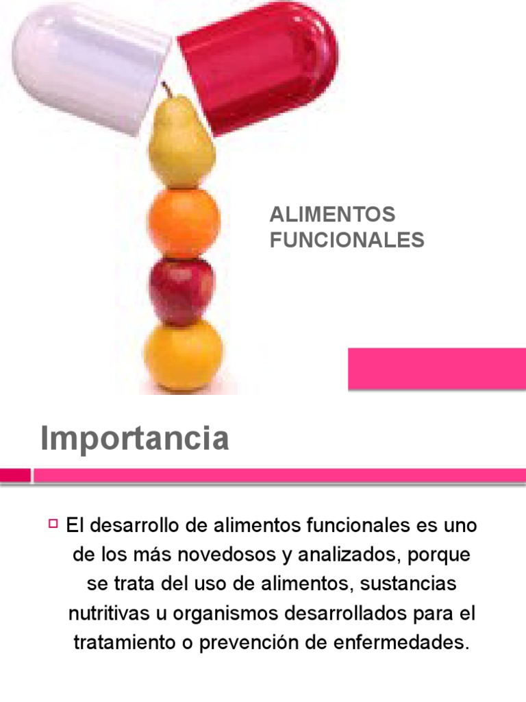 Alimentos Funcionales | PDF | Comida funcional | Alimentos