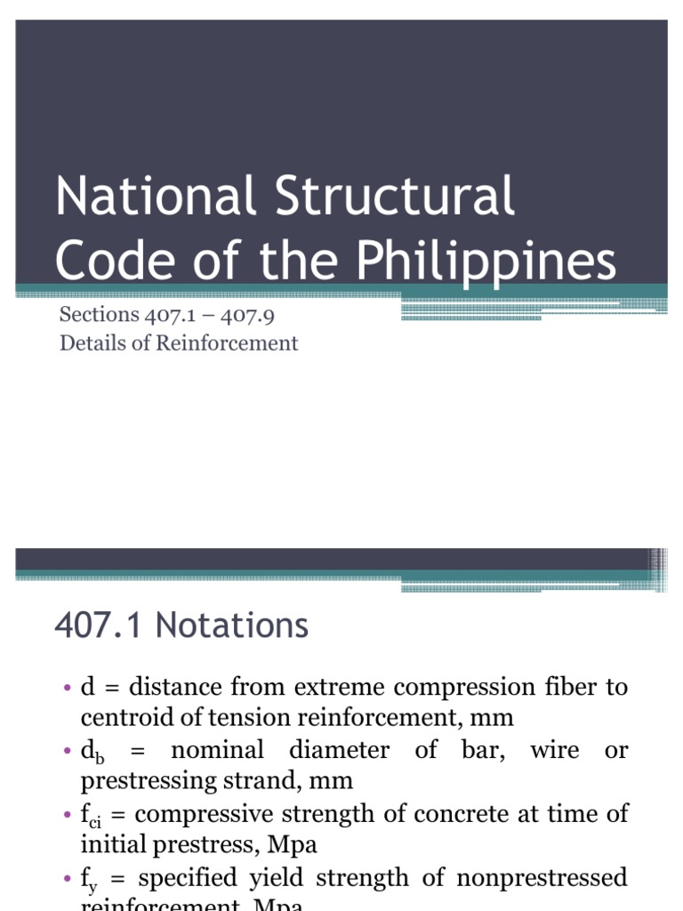 National Structural Code of The Philippines | PDF | Prestressed ...