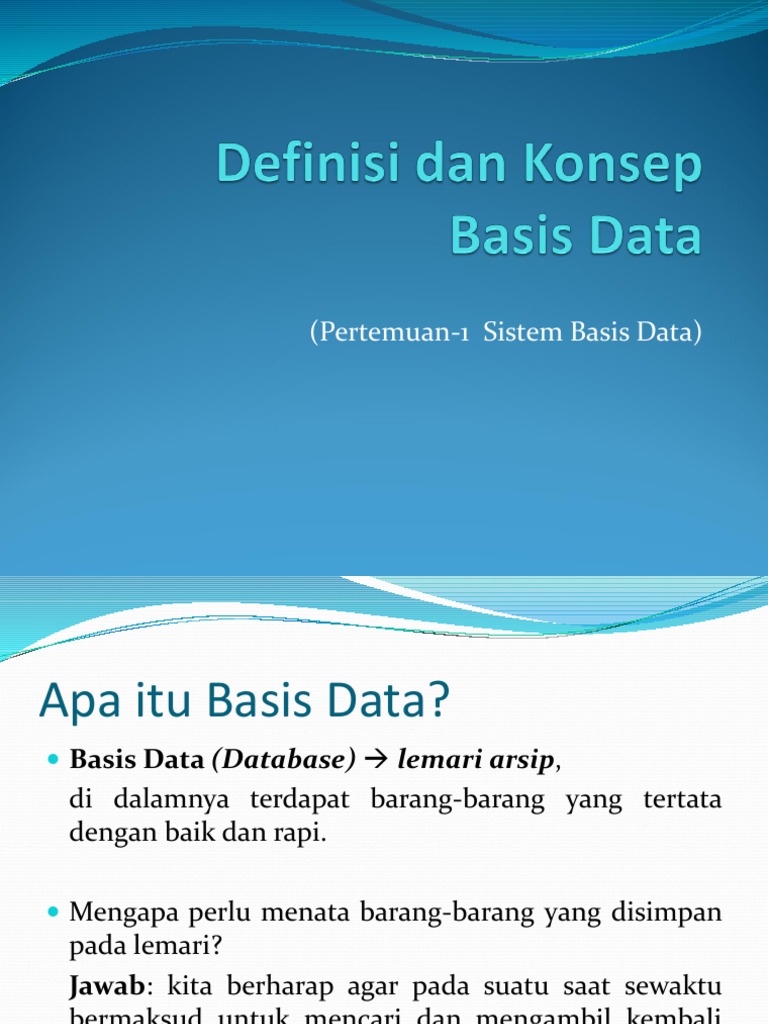 Materi Basis Data 2 Pti | PDF Materi Basis Data 2 Pti | PDF